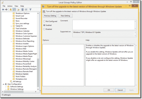 How to block the automatic upgrade to Windows 10 – 4sysops