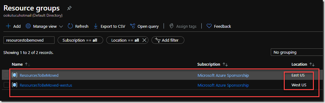 Move resources with Azure Resource Mover using PowerShell – 4sysops