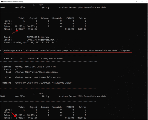 Activate SMB compression when copying files over the network – 4sysops